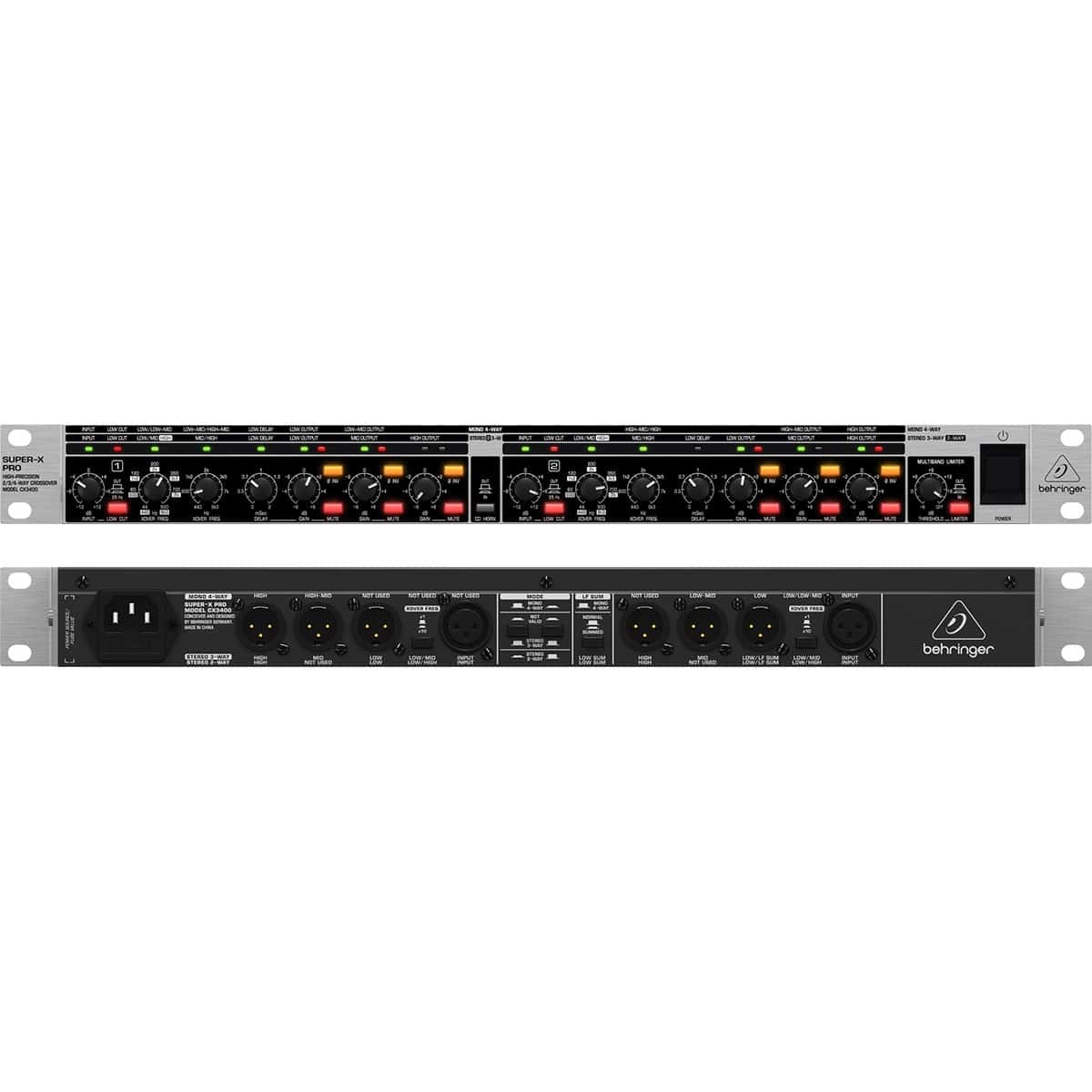 Crossover Analógico Behringer CX3400 PS.12815.317 - Crossover Analógico ...