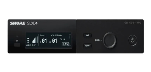 Microfone Shure Slxd14/153T-G58 Sem fio PS.12815.9304 - Microfone Shure Slxd14/153T-G58 Sem fio ...