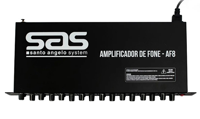 Amplificador P/Fone AF8 Santo Angelo PS.12815.9307 - Amplificador P/Fone AF8 Santo Angelo ...