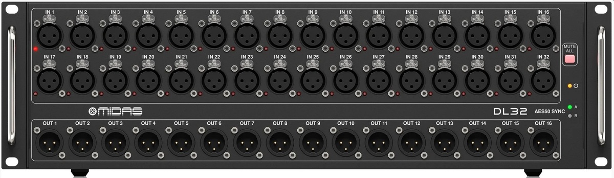 Stage Box Midas DL32 PS.12815.9723 - Stage Box Midas DL32 - MIDAS